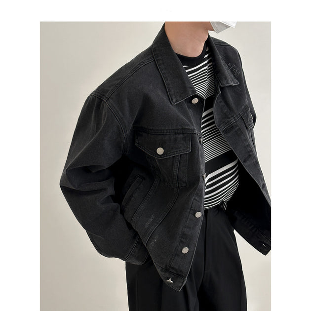 KAMI NO.1425 DISTRESSED DENIM JACKET – STREETS OF KAMI