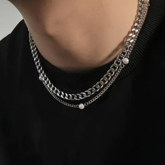 KAMI STYLE CUBAN PEARL NECKLACE – STREETS OF KAMI