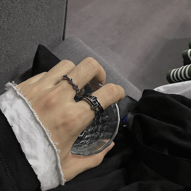 KAMI STYLE GEOMETRIC RING – STREETS OF KAMI